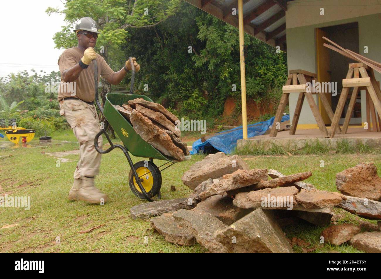 US Navy Utilitiesman 1st Class a U.S. Navy Seabee assigned to Naval ...