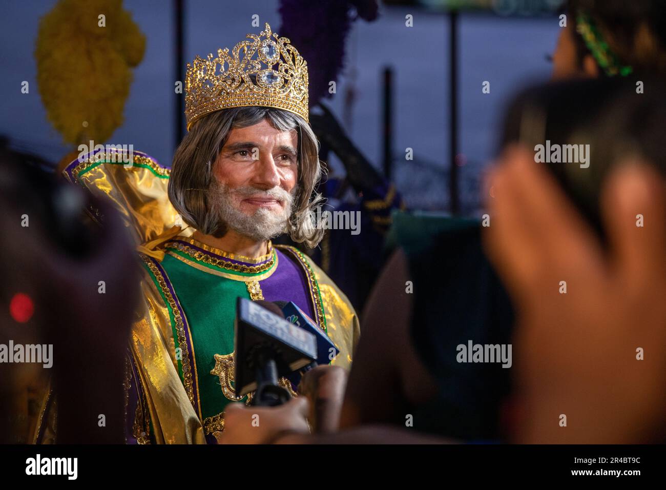 Zulu king mardi gras hi-res stock photography and images - Alamy