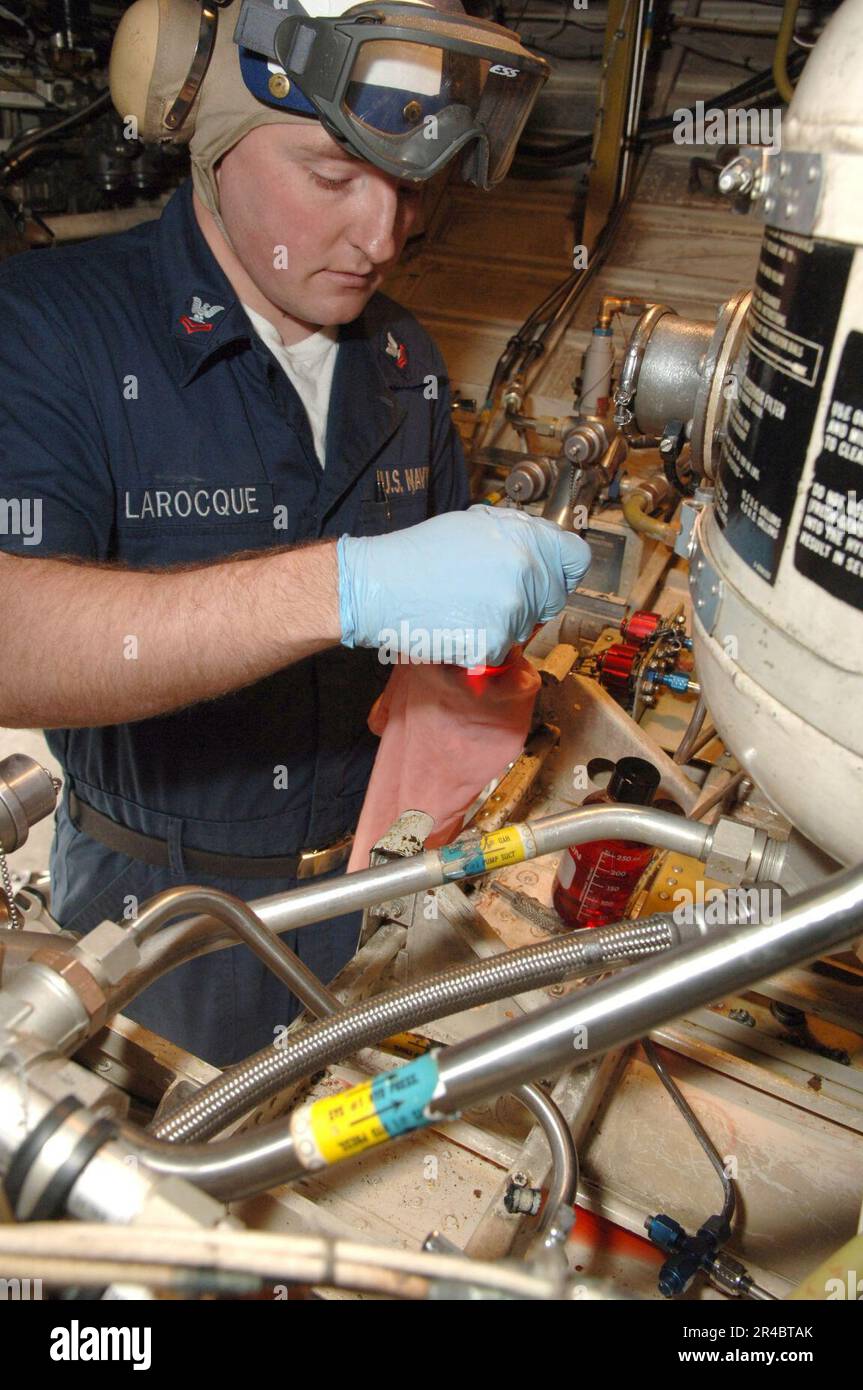 US Navy Aviation Structural Mechanic 2nd Class assigned to the Tridents ...