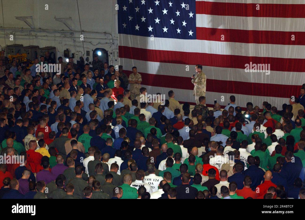 US Navy Chief of Naval Operations (CNO), Adm. Mike Mullen, addresses ...