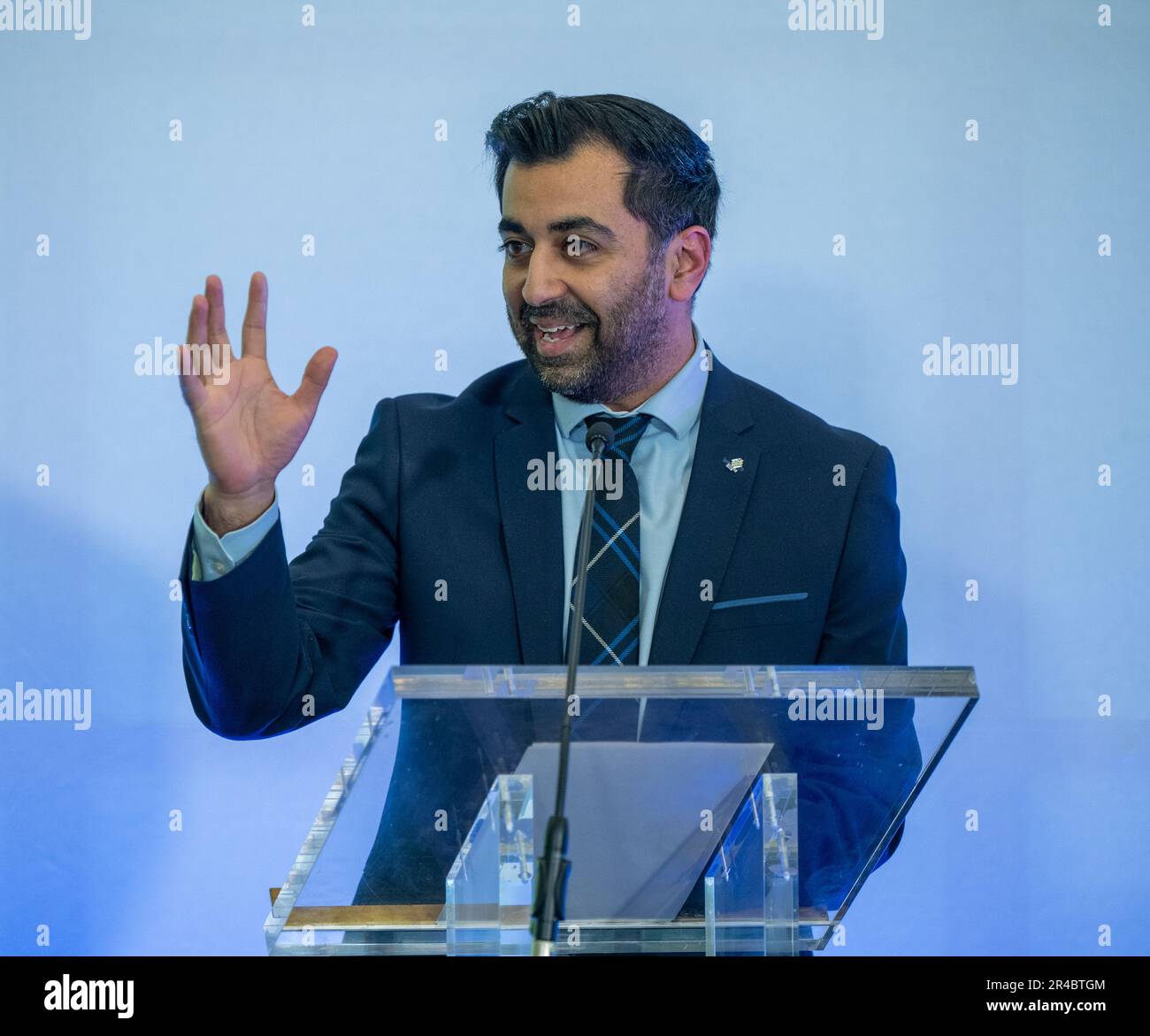 Humza Yousaf First Minister of Scotland Stock Photo - Alamy