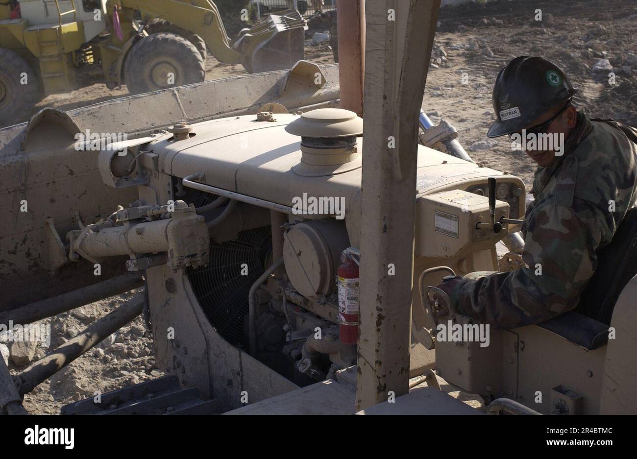 US Navy U.S. Navy Petty Officer 2nd Class assigned to Naval Mobile ...
