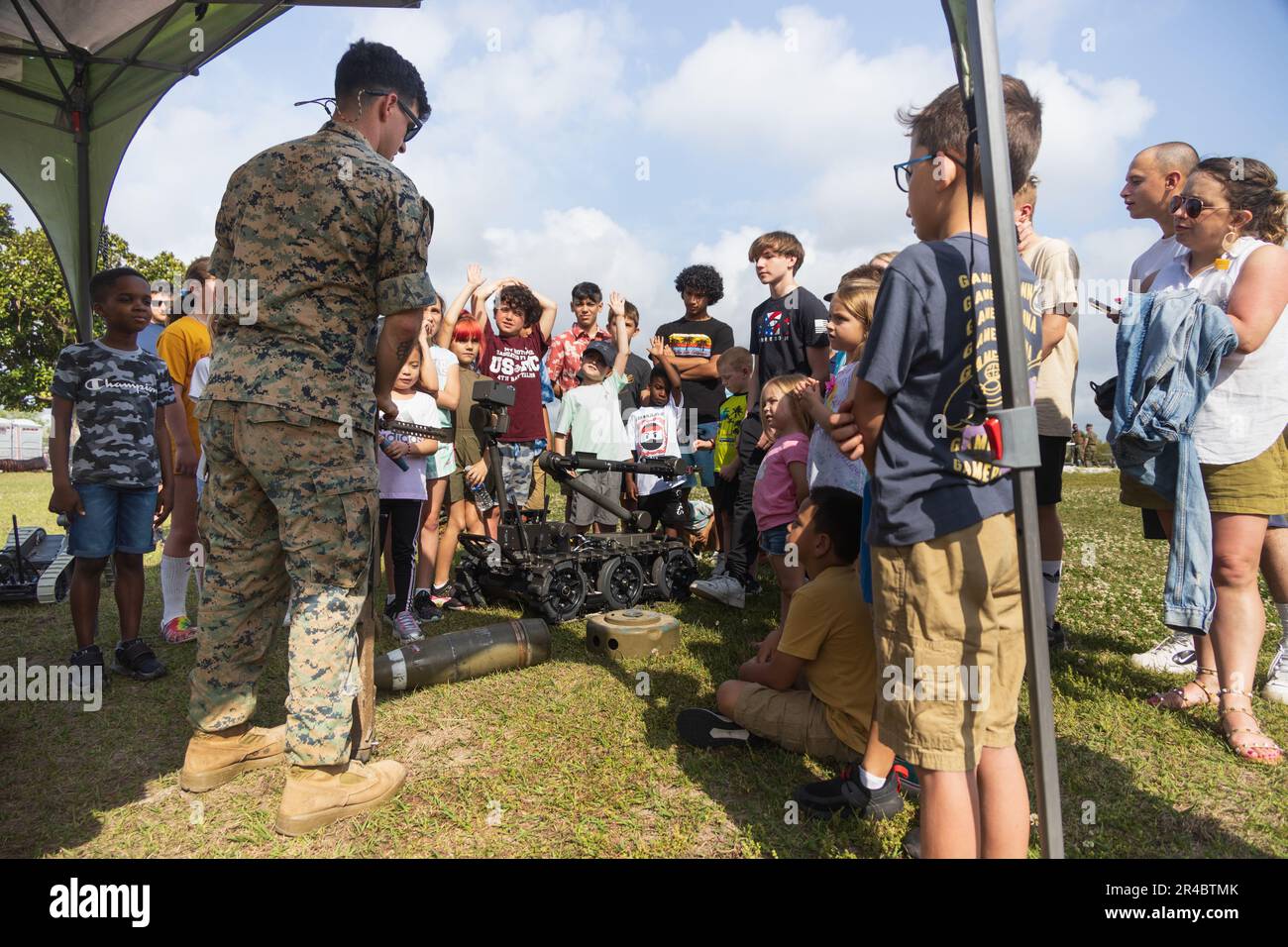 U.S. Marine Corps Sgt. Alfonso Quevedo, an explosive ordnance disposal ...