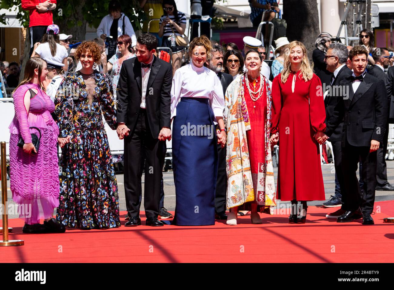 Italy. 26th May, 2023. Lou Roy-Lecollinet, Carol Duarte, Josh O'Connor ...