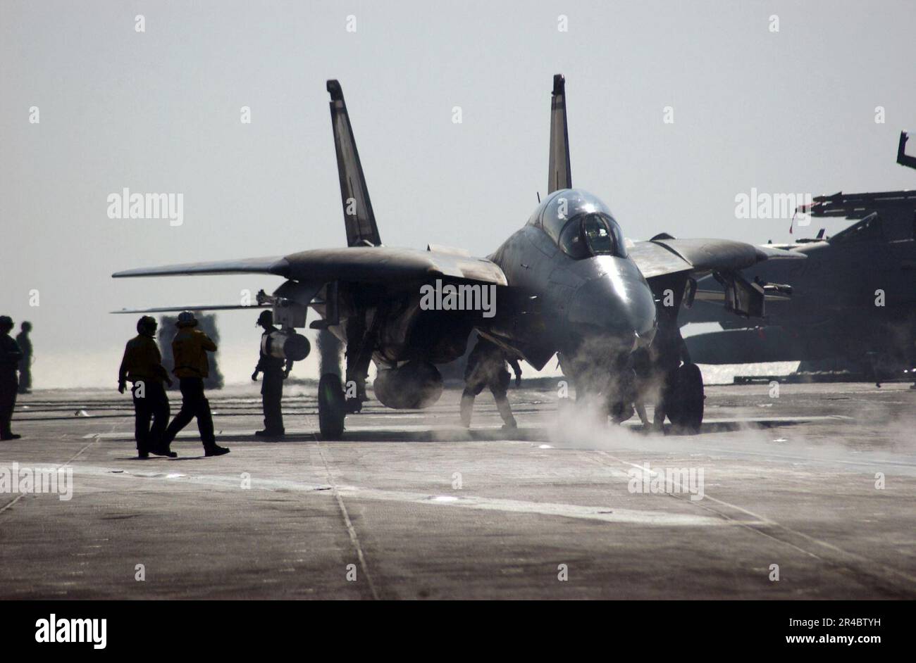 US Navy An F-14D Tomcat assigned to the Tomcatters of Fighter Squadron ...