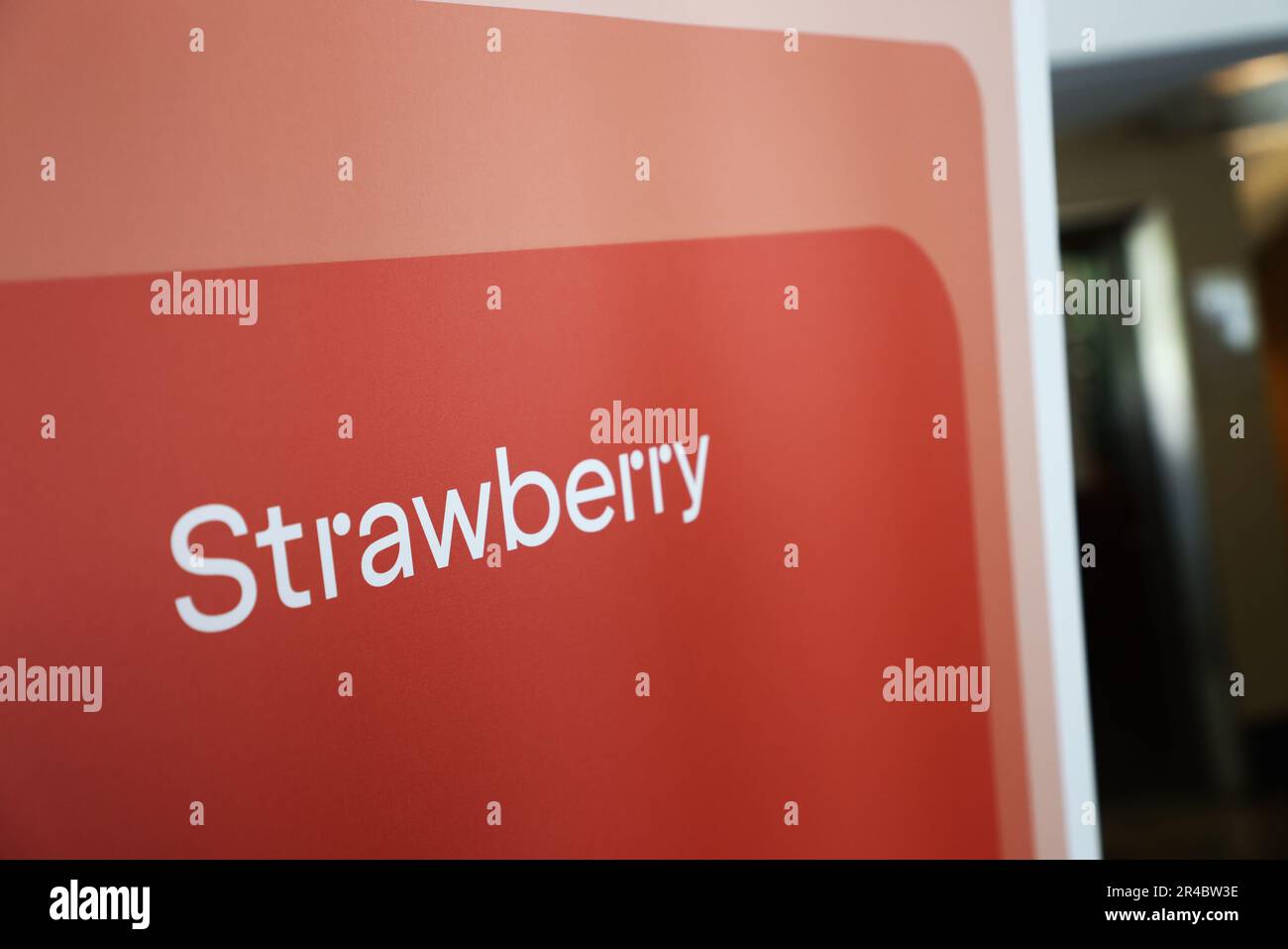Strawberry hotel, Linköping, Sweden Stock Photo - Alamy