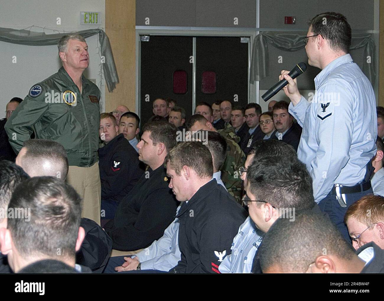 US Navy Damage Controlman 3rd Class address a question to Commander, U ...