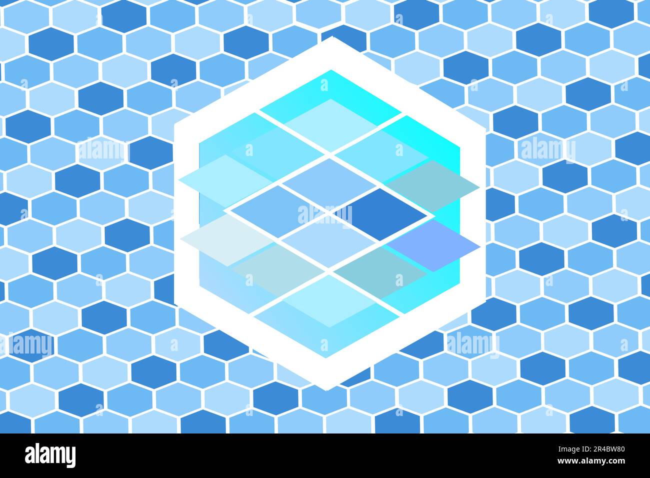 Illuminated Green Abstract Circle of Technology. A vibrant green ...