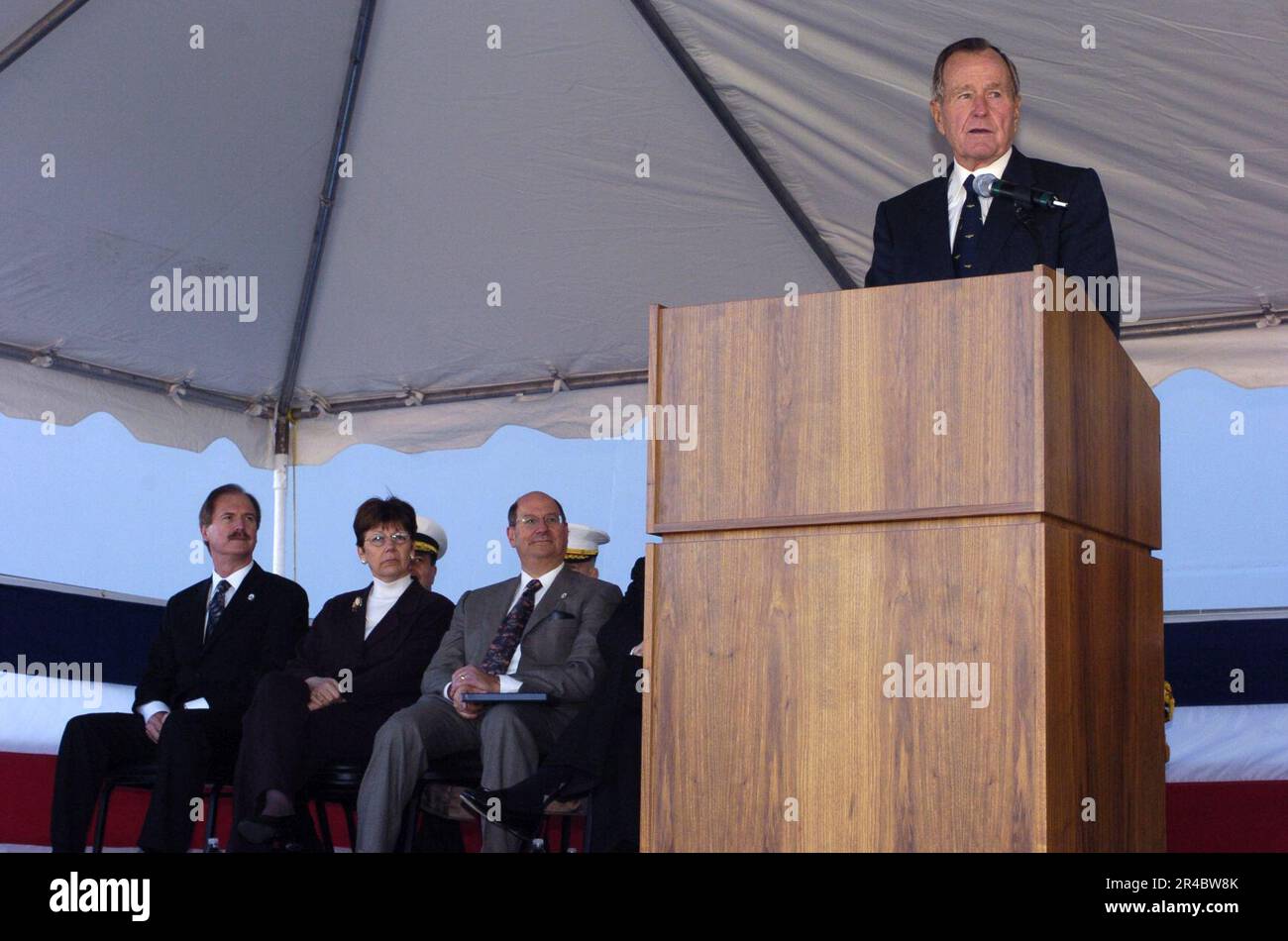 US Navy The 41st President of the United States George H. W. Bush ...