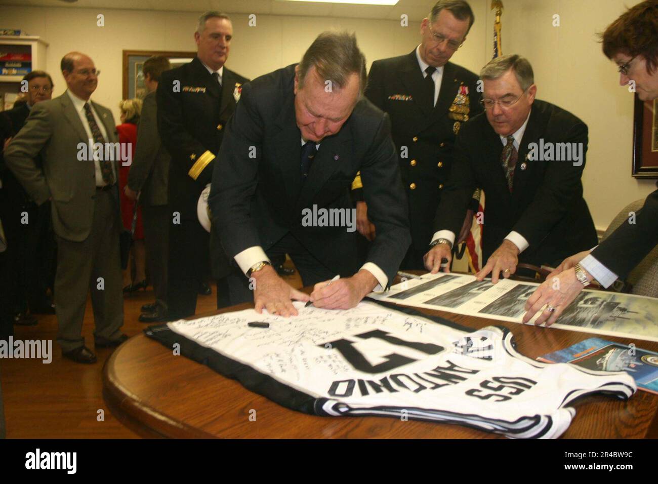 US Navy The 41st President of the United States, the Honorable George H ...