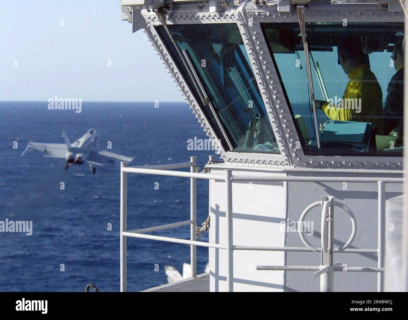 US Navy An F-A-18C Hornet assigned to the Kestrels of Strike Fighter ...