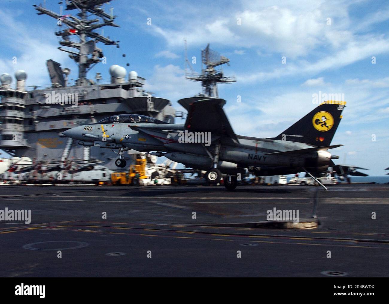 US Navy An F-14D Tomcat assigned to the Tomcatters of Fighter Squadron ...