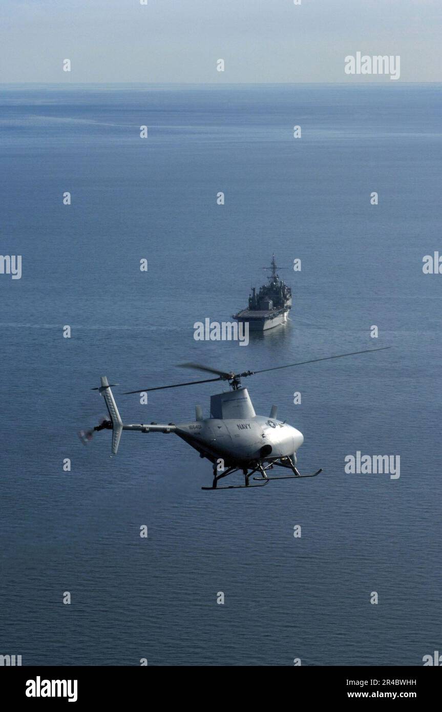 US Navy A RQ-8A Fire Scout Vertical Takeoff and Landing Tactical ...