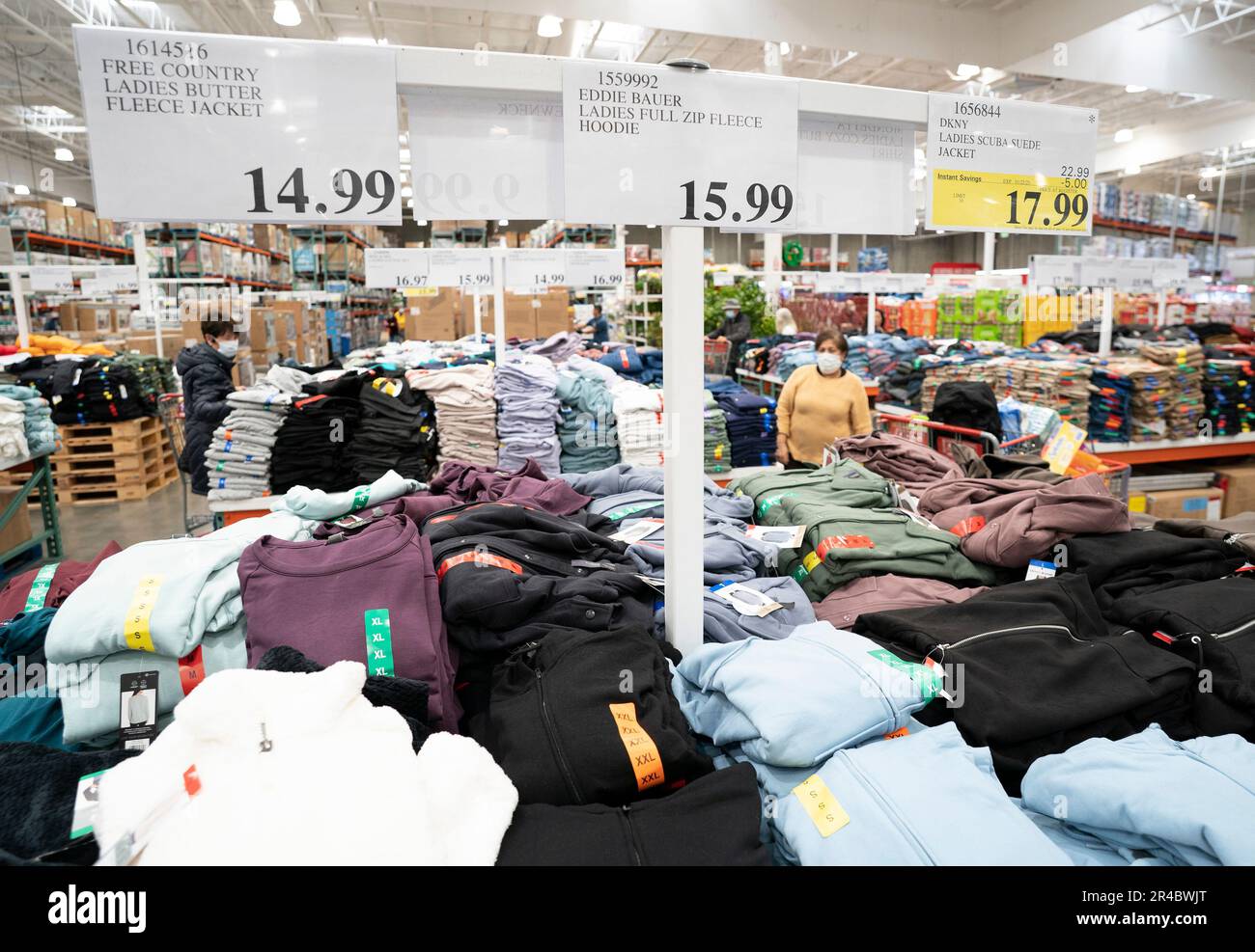 Beijing, USA. 12th Jan, 2023. Customers shop at a Costco store in ...