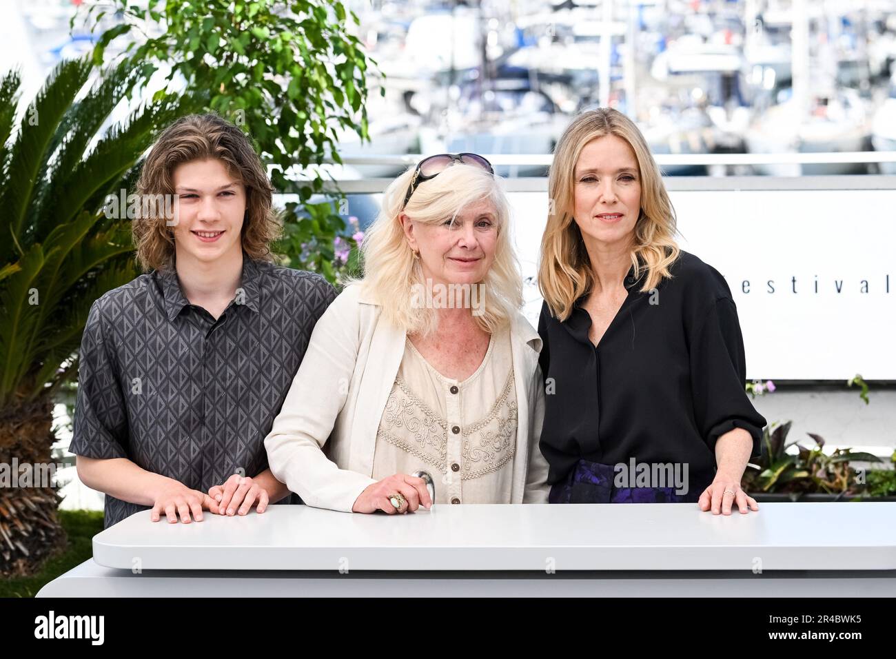 Samuel Kircher, Catherine Breillat, Lea Drucker 76th Cannes Film ...