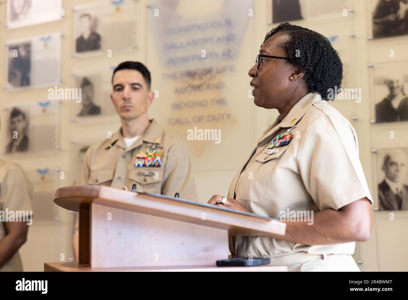 U.S. Navy Chief Petty Officer Marcella Scott, aviation structural ...