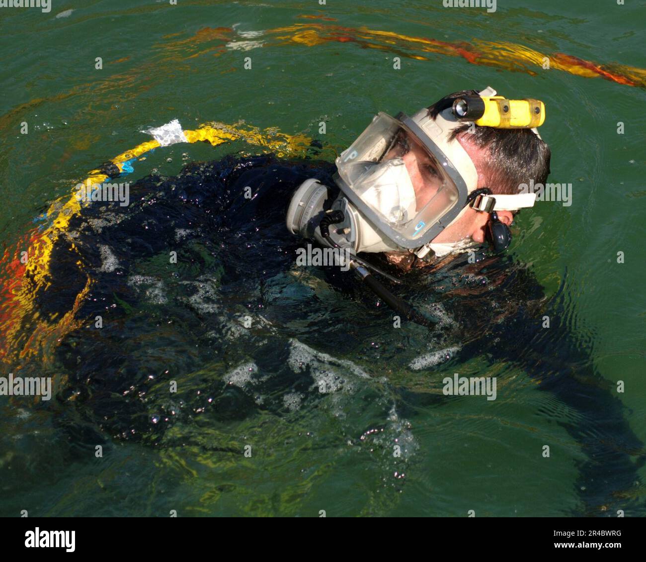 US Navy Journalist 1st Class a Navy Deep Sea Diver embarked aboard the ...