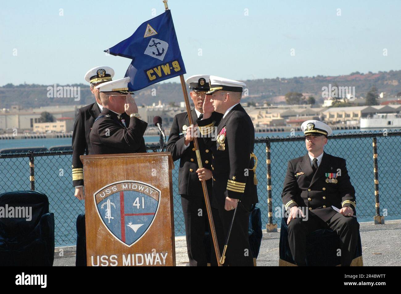US Navy Col. of the Marine Corps, assumes command of Carrier Air Wing ...