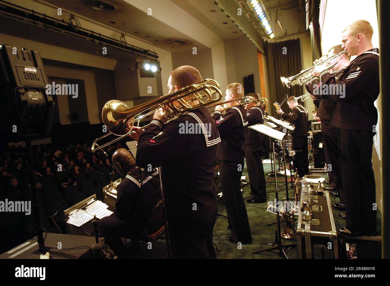 US Navy The Seventh Fleet Band Far East Edition plays a concert at ...