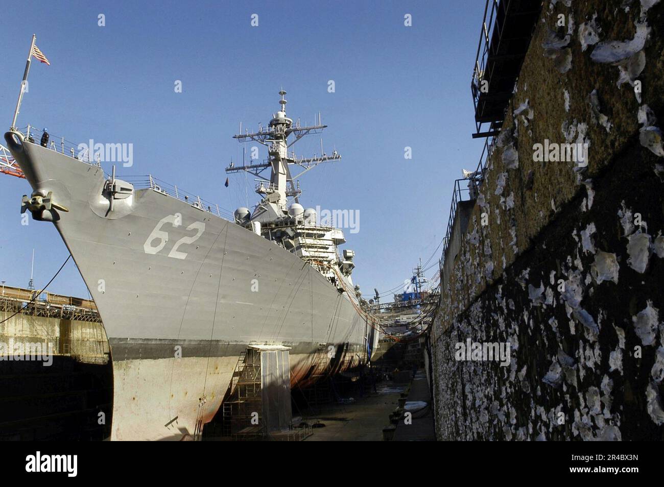 US Navy The guided missile destroyer USS Fitzgerald (DDG 62) shown in ...