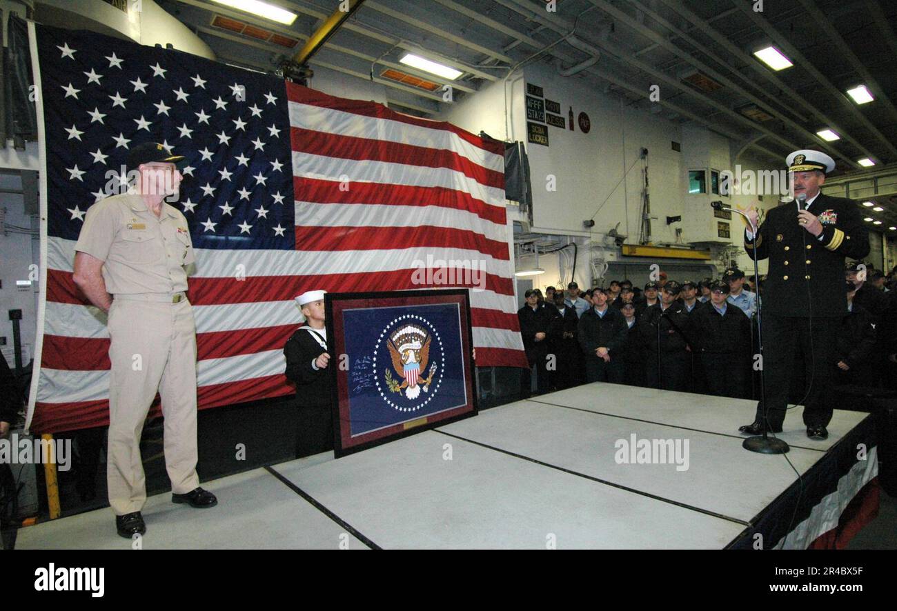 US Navy Director, White House Military Office, Rear Adm. Mark I. Fox ...