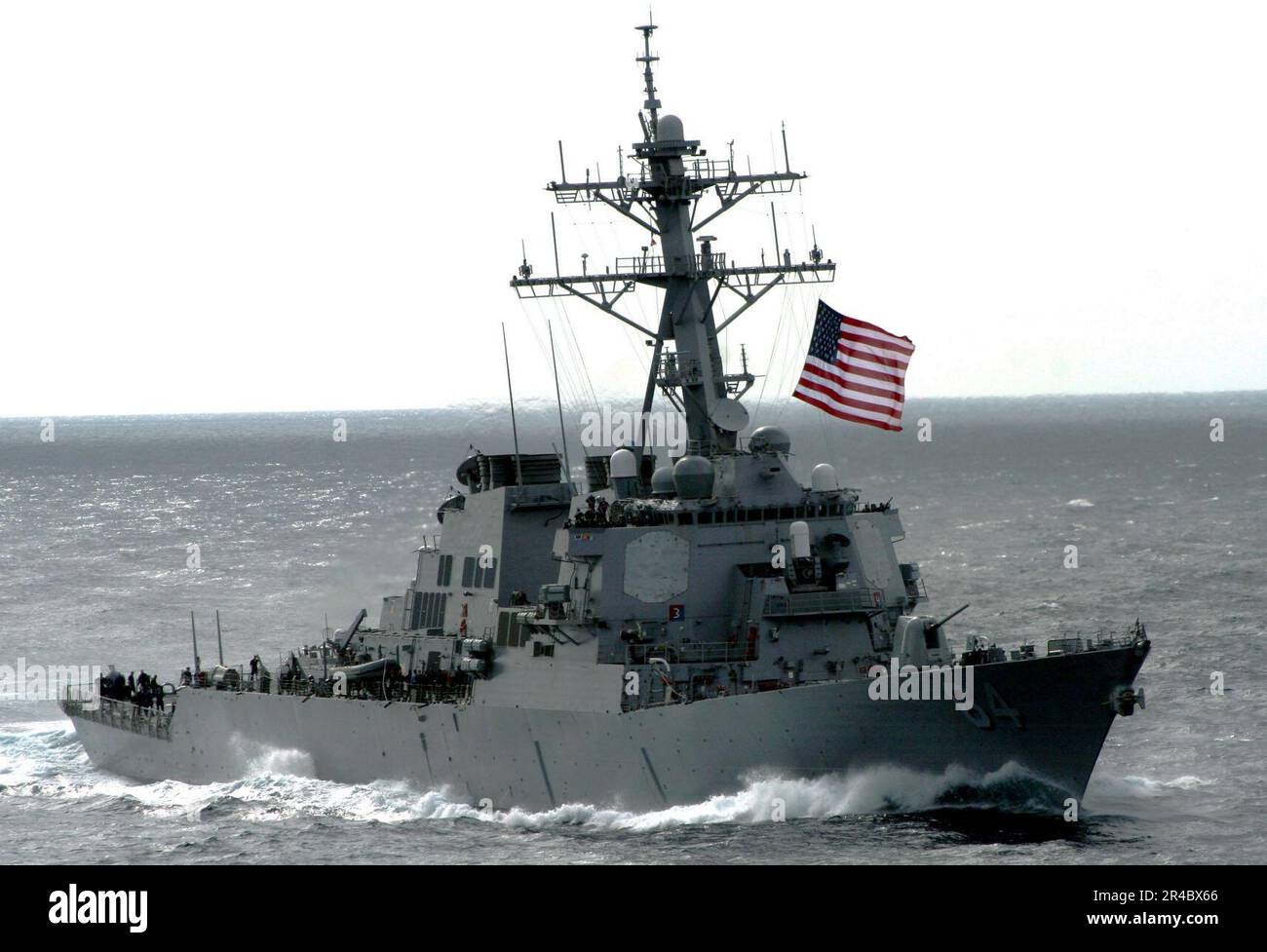 US Navy The guided missile destroyer USS Carney (DDG 64) prepares to ...