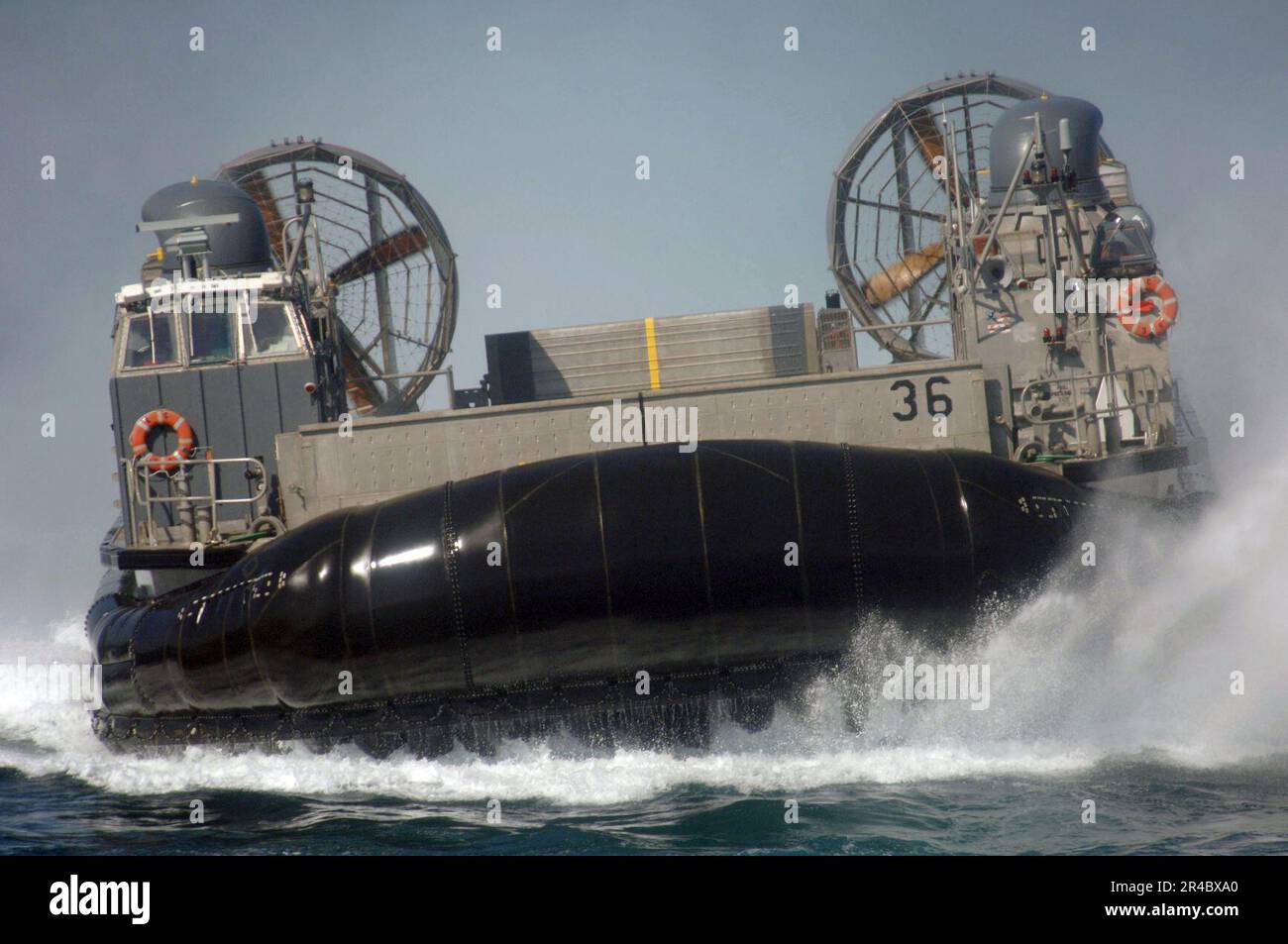 US Navy A Landing Craft Air Cushion (LCAC), assigned to Assault Craft ...