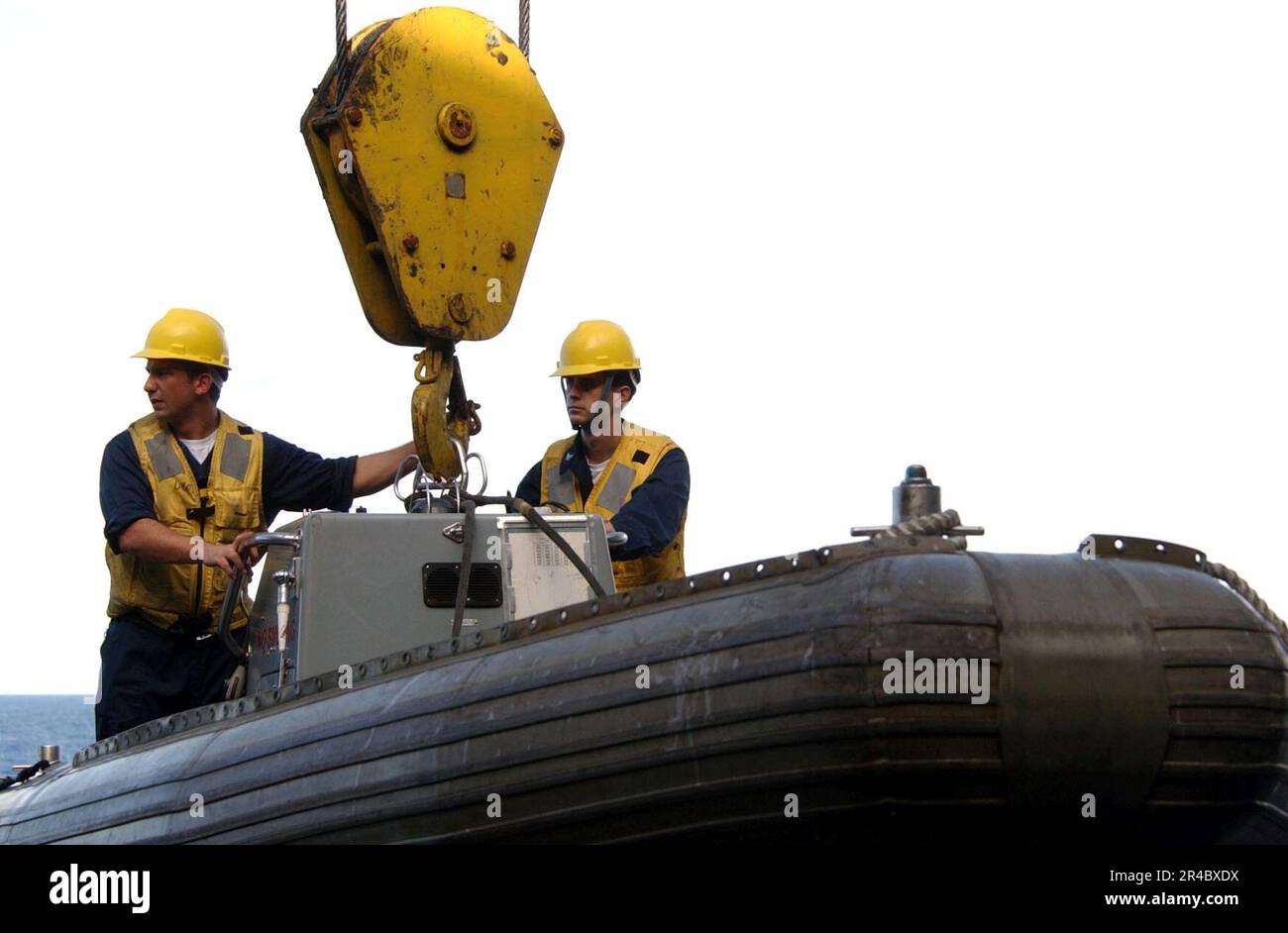 US Navy Boatswain's Mate 1st Class (left) and Boatswain's Mate 3rd ...