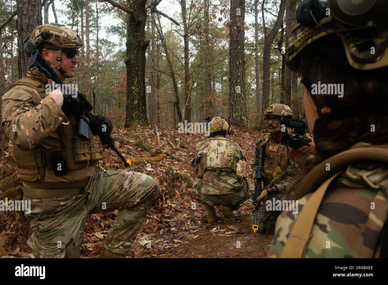 Tech. Sgt. Matthew Lotz, flight chief with the 1st Combat Camera ...