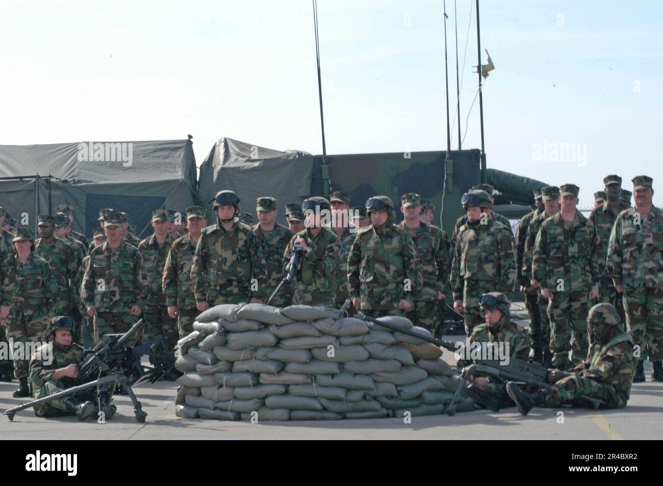 US Navy Members of the Naval Coastal Warfare Squadron Five Stock Photo ...