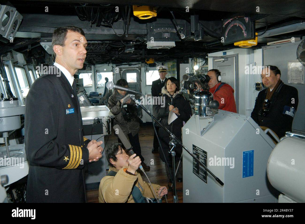 US Navy Commanding Officer, USS Blue Ridge (LCC 19) Capt. answers ...