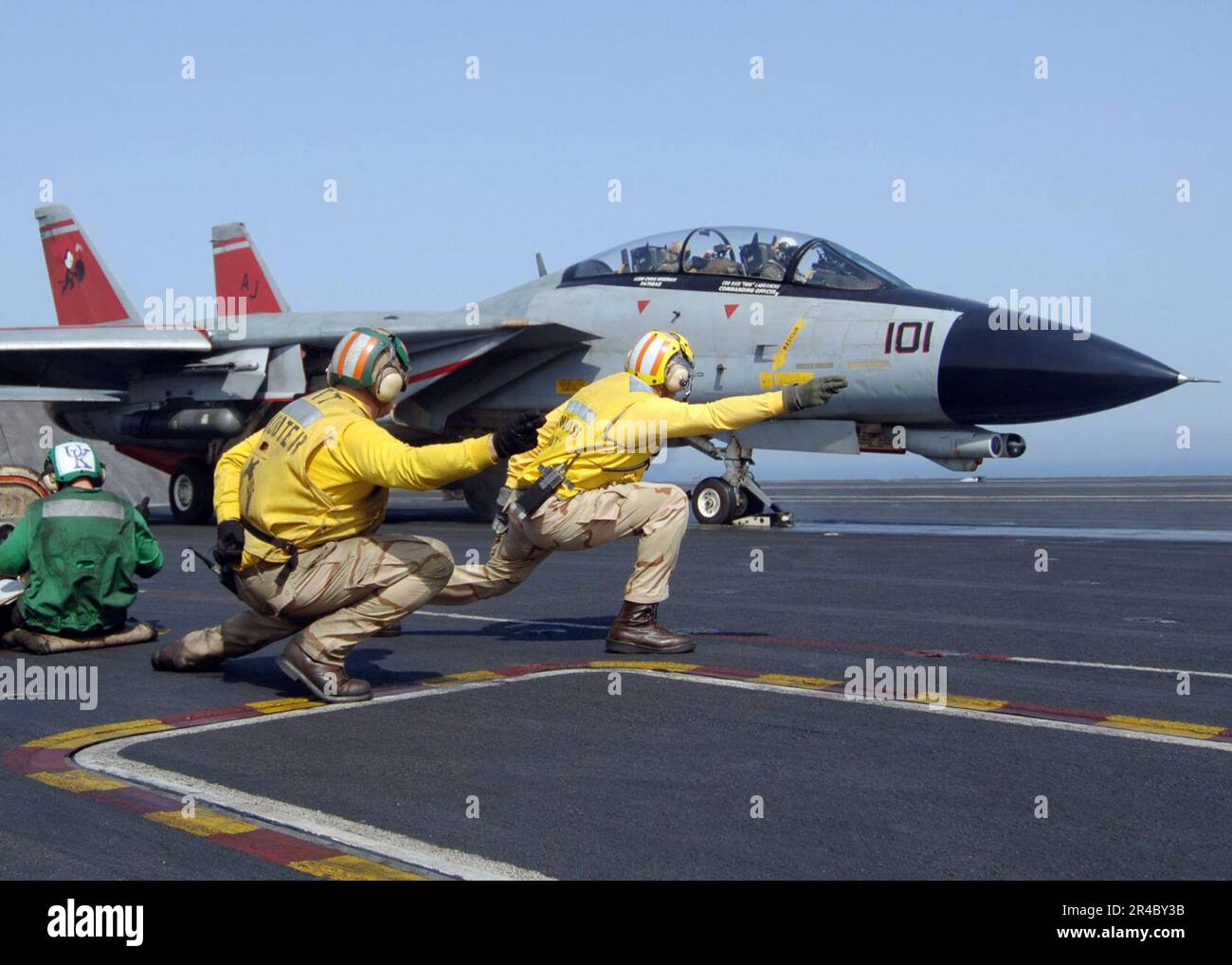 US Navy An F-14D Tomcat assigned to the Tomcatters of Fighter Squadron ...