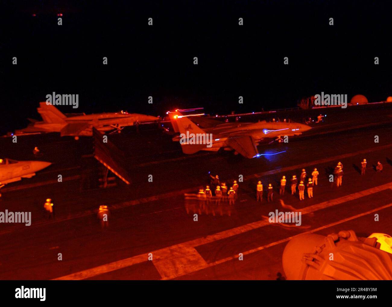 US Navy An F-14D Tomcat from the Black Lions of Fighter Squadron Two ...