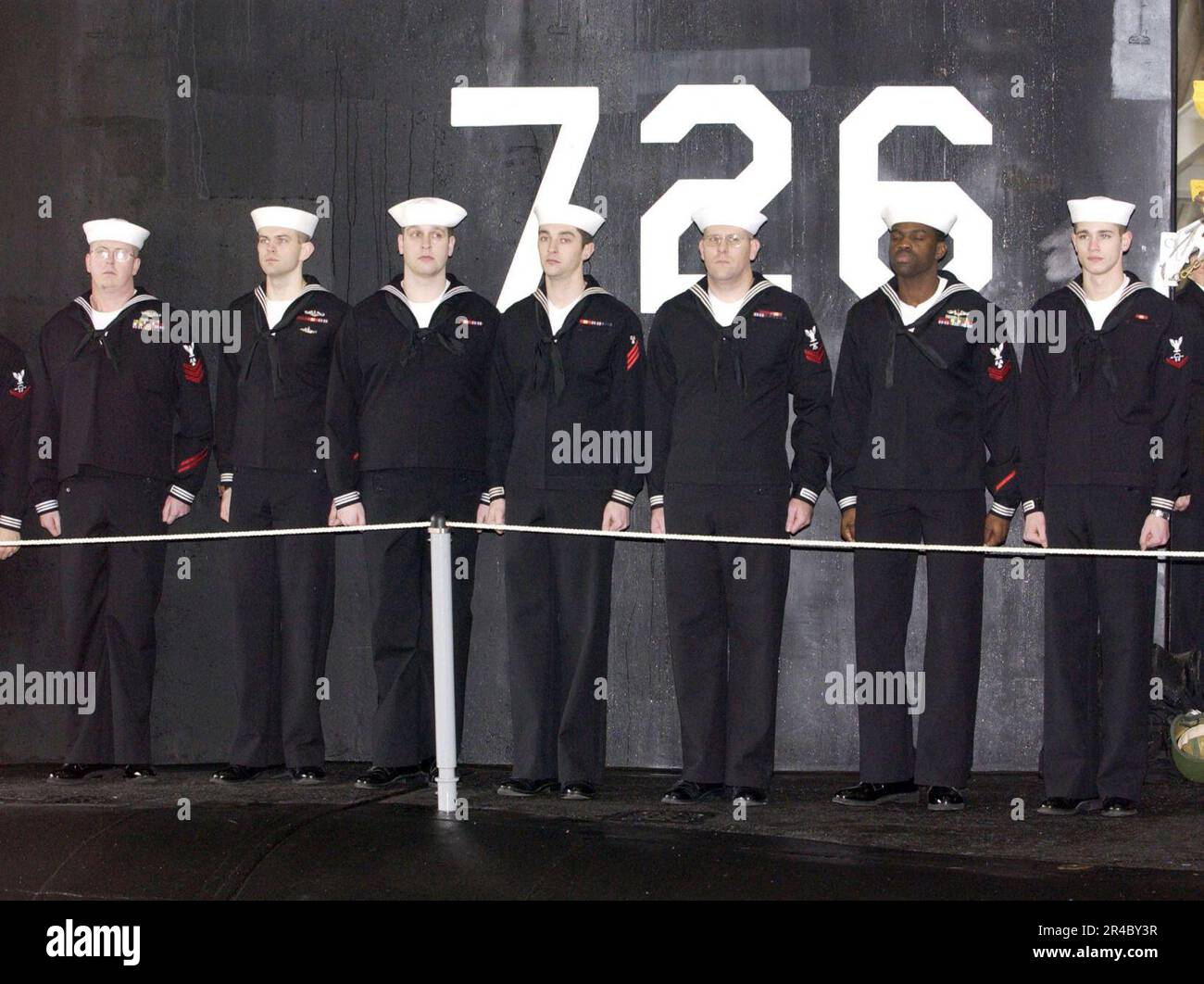 US Navy Sailors assigned to the guided-missile submarine USS Ohio (SSGN ...