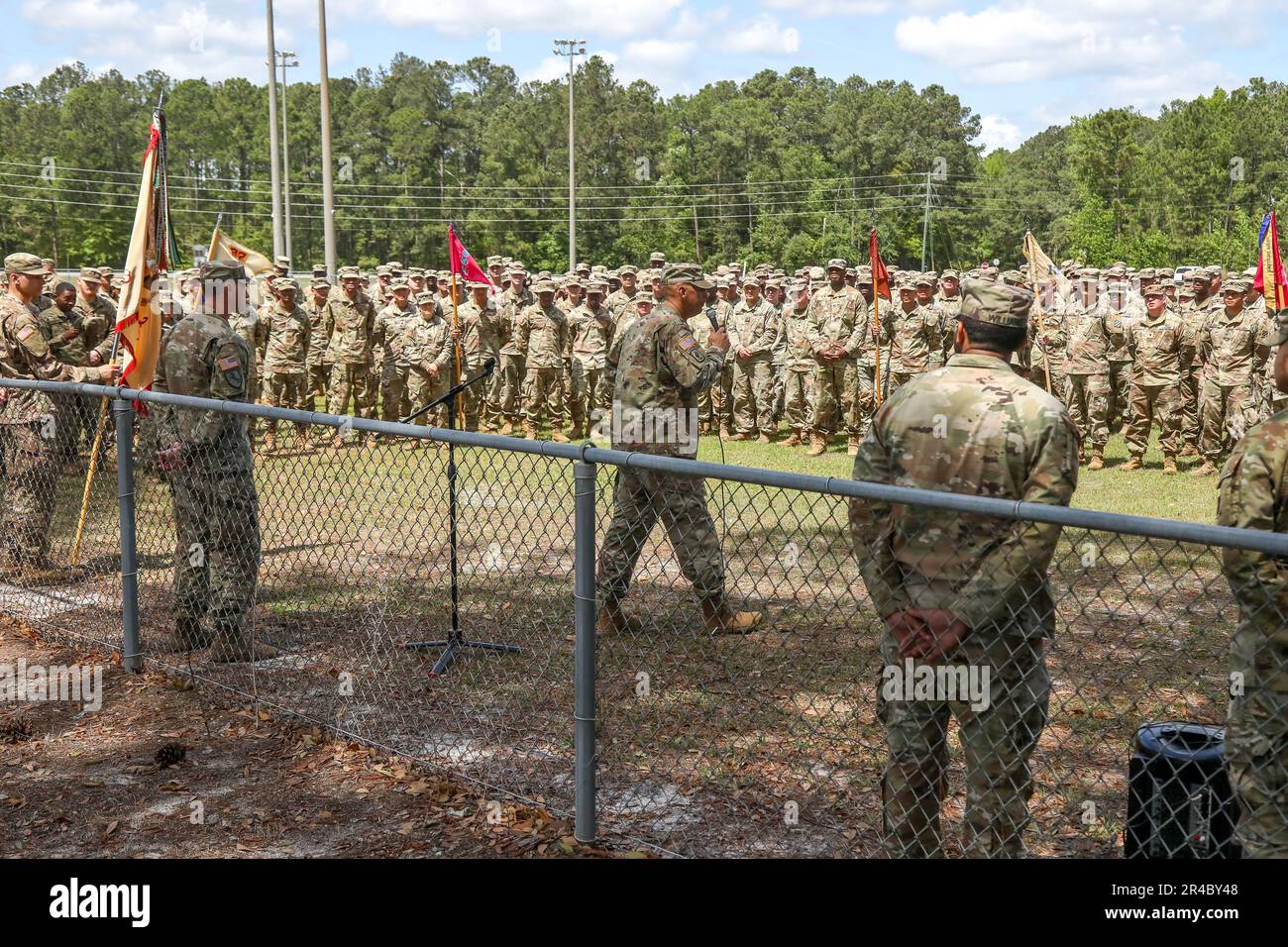 U.S. Army Soldiers of the 87th Division Sustainment Support Battalion ...