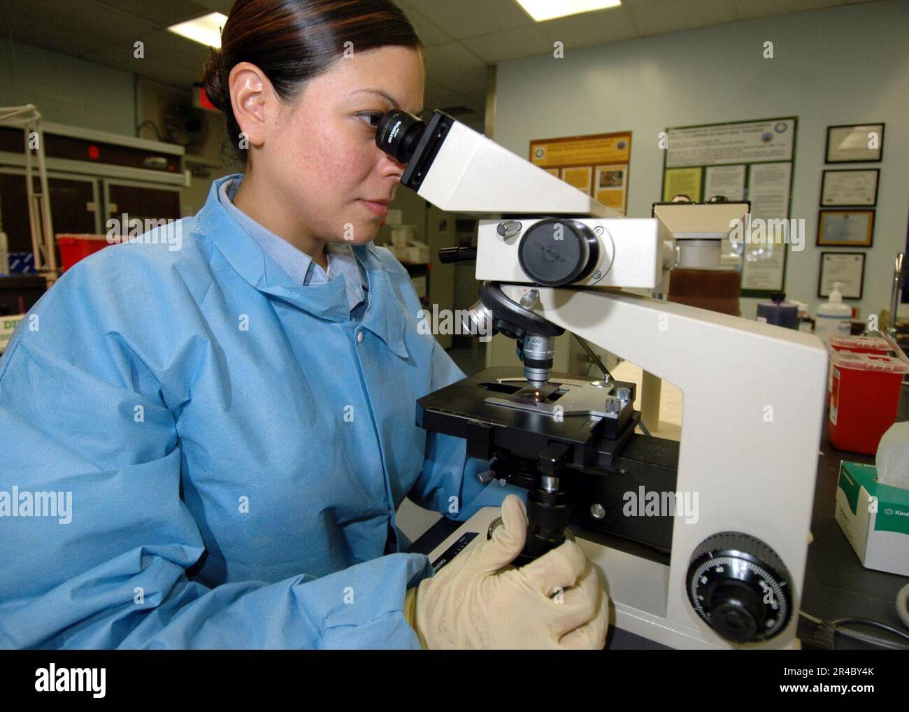 US Navy Hospital Corpsman 2nd Class assigned to Navy Environmental and ...