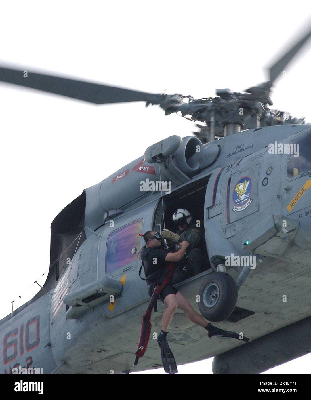 US Navy An SH-60F Seahawk helicopter assigned to the Golden Falcons of ...