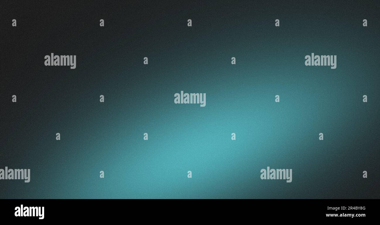 Banner abstract design of dark cyan color gradient background. Grainy ...
