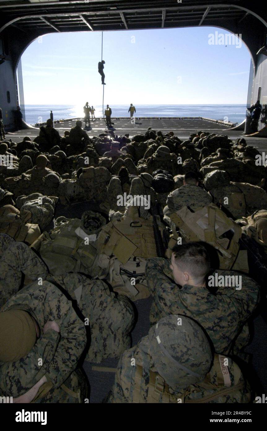 US Navy U.S. Marines assigned to the 24th Marine Expeditionary Unit ...