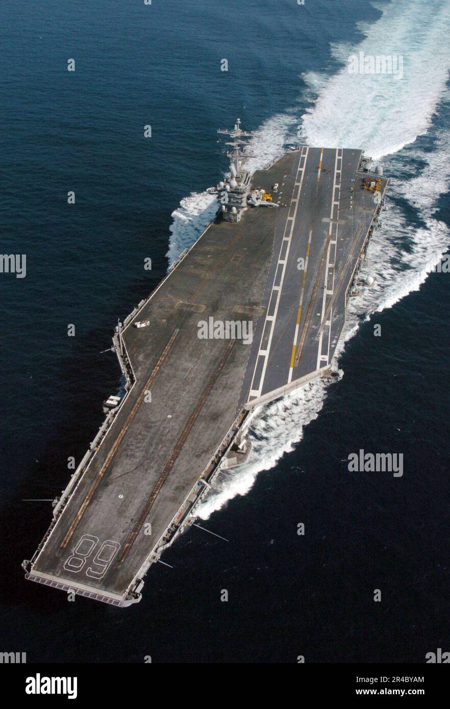 US Navy The nuclear-powered aircraft carriers USS Nimitz (CVN 68) transits the Pacific Ocean ...