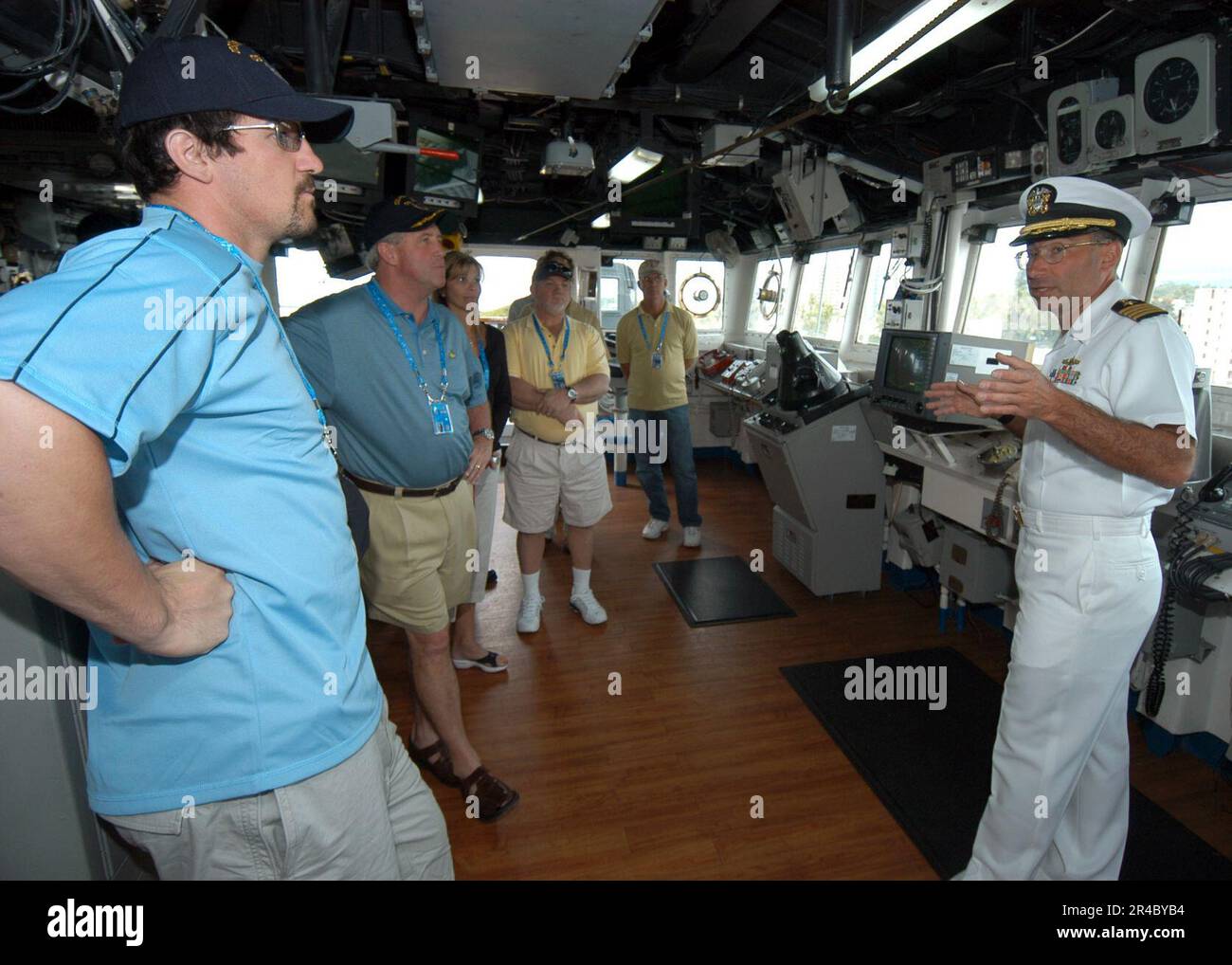 US Navy USS Port Royal (CG 73), Commanding Officer, Capt. explains ...