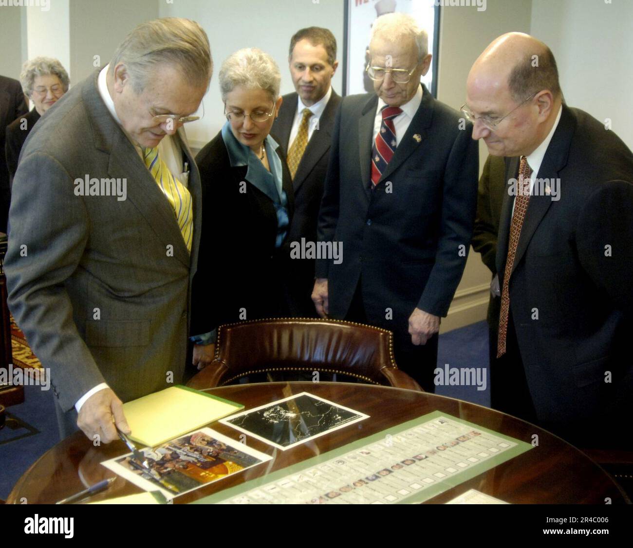 US Navy Secretary of Defense (SECDEF), the Honorable Donald H. Rumsfeld ...