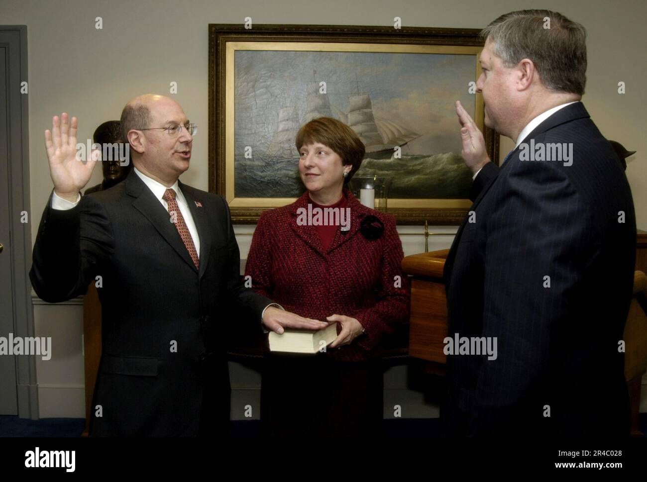 US Navy The Honorable, Dr. Donald C. Winter is sworn in as the 74th ...
