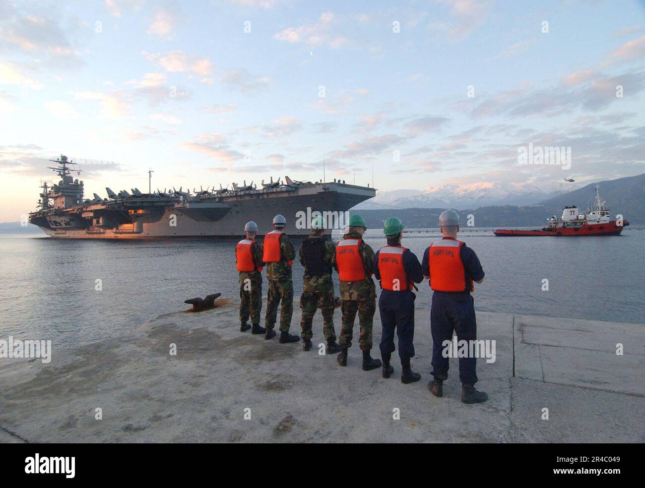 US Navy Sailors assigned to U.S. Naval Support Activity Souda Bay ...