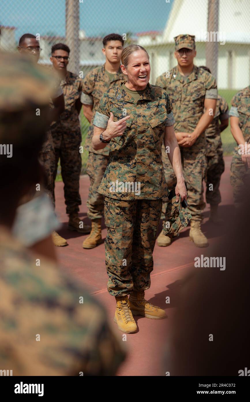 U.S. Marine Corps Sgt. Maj. Joy Kitashima, III Marine Expeditionary ...