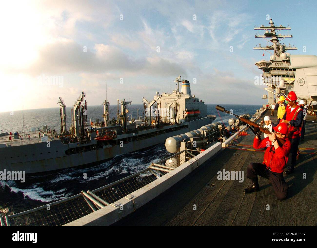 US Navy The Military Sealift Command (MSC) underway replenishment oiler USNS Leroy Grumman (T-AO ...