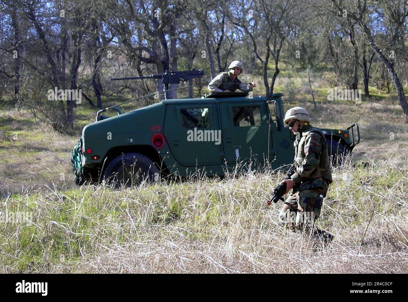 US Navy Equipment Operator 3rd Class searches for Improvised Explosive ...