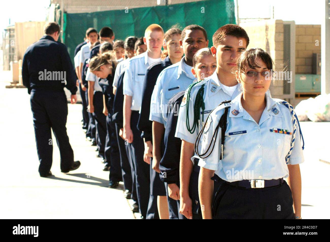 US Navy Air Force Junior Reserve Officer Training Corps (JROTC ...