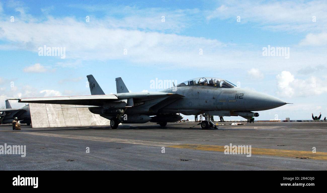 US Navy An F-14D Tomcat assigned to the Tomcatters of Fighter Squadron ...