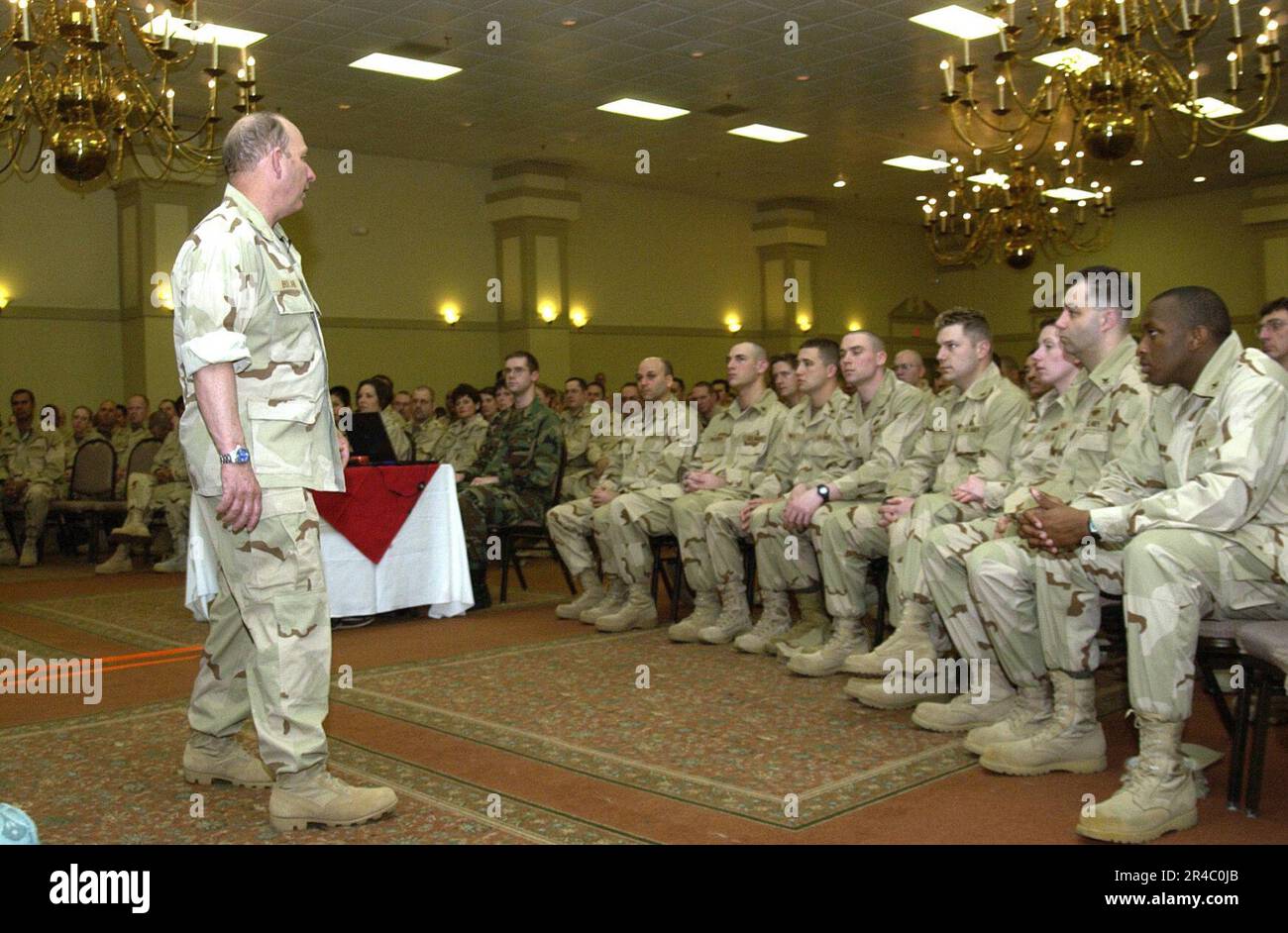 US Navy Commander, Naval Expeditionary Combat Command (NECC), Rear Adm ...